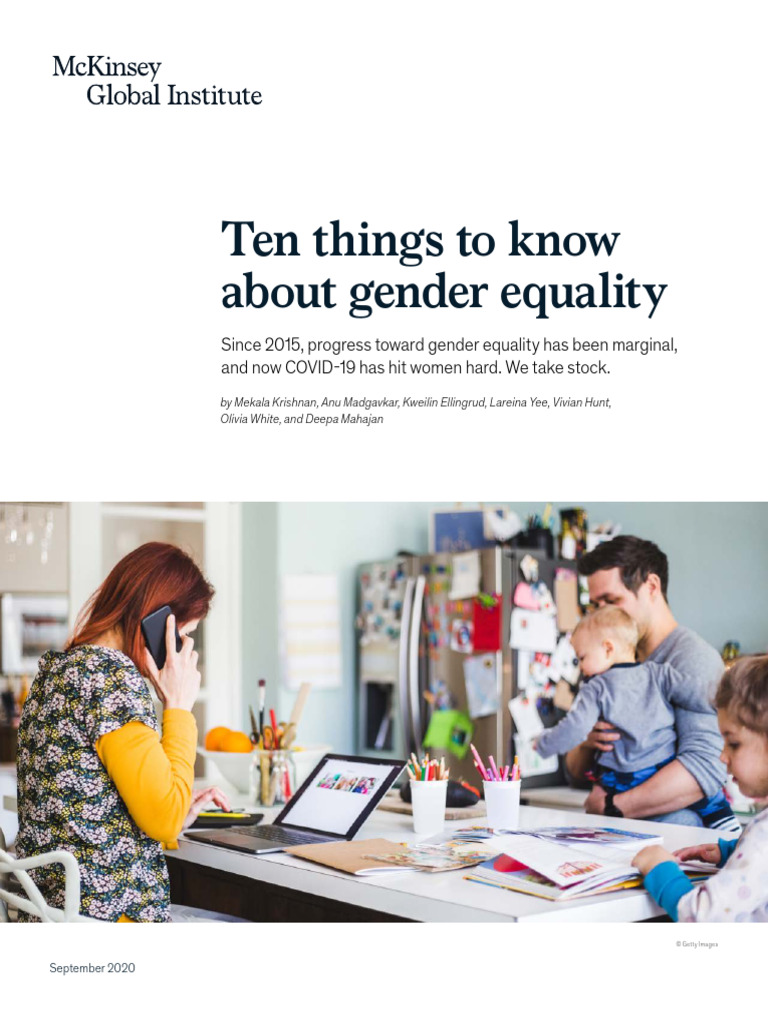 Key Insights on Gender Equality Progress | PDF | Economic Growth | Woman