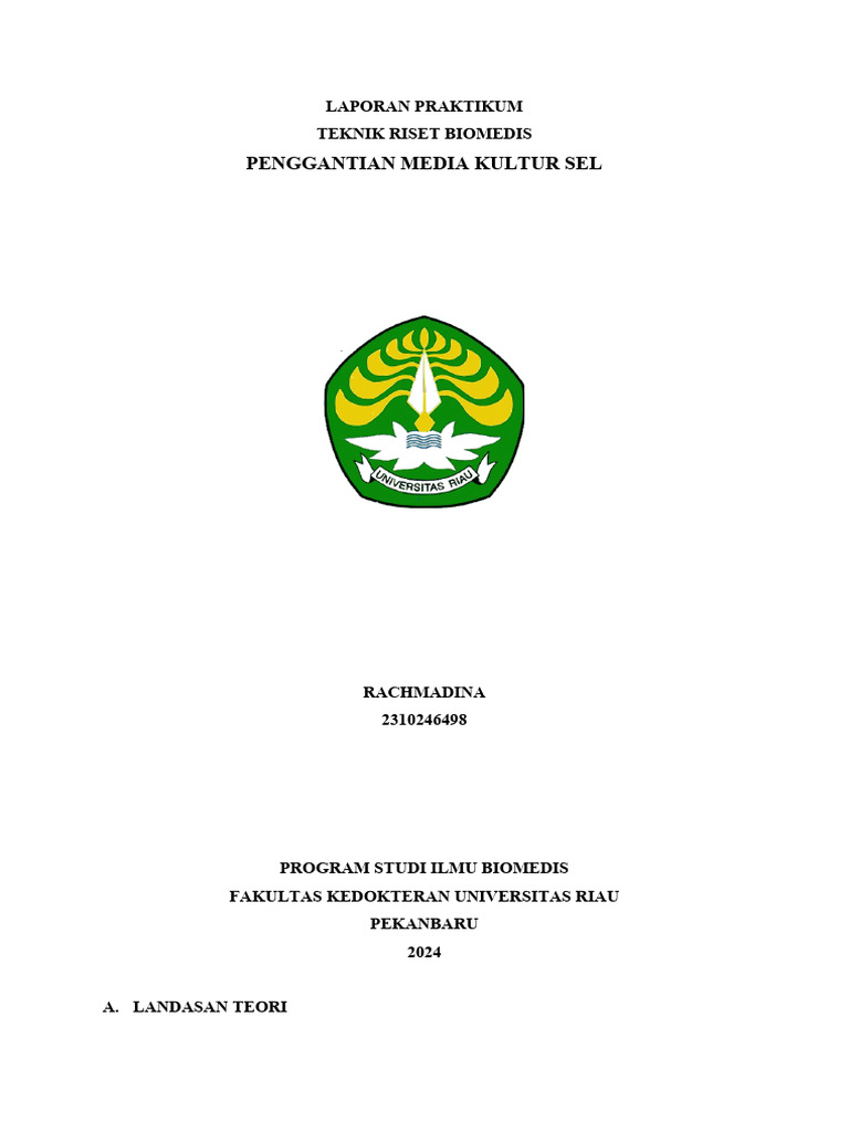 LAPORAN PRAKTIKUM Penggantian Media | PDF