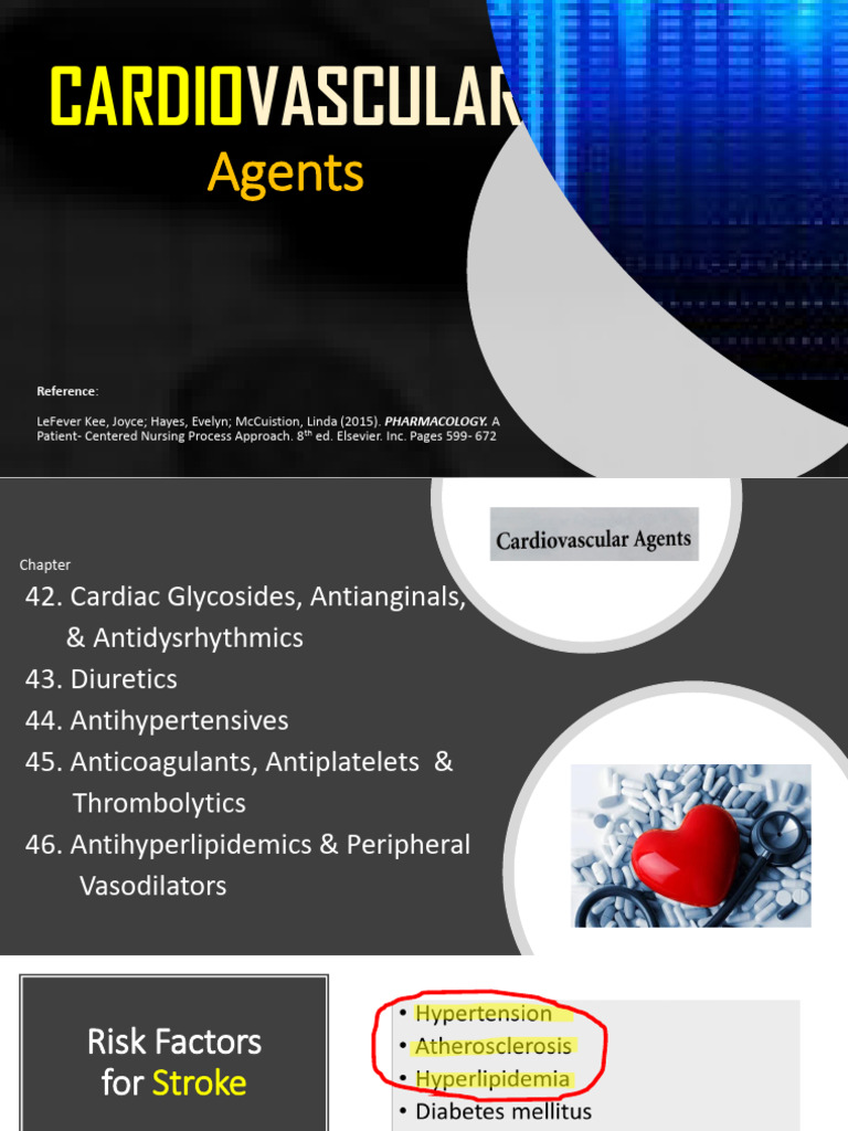 Cardiovascular Agents PDF | PDF | Lipoprotein | Heart