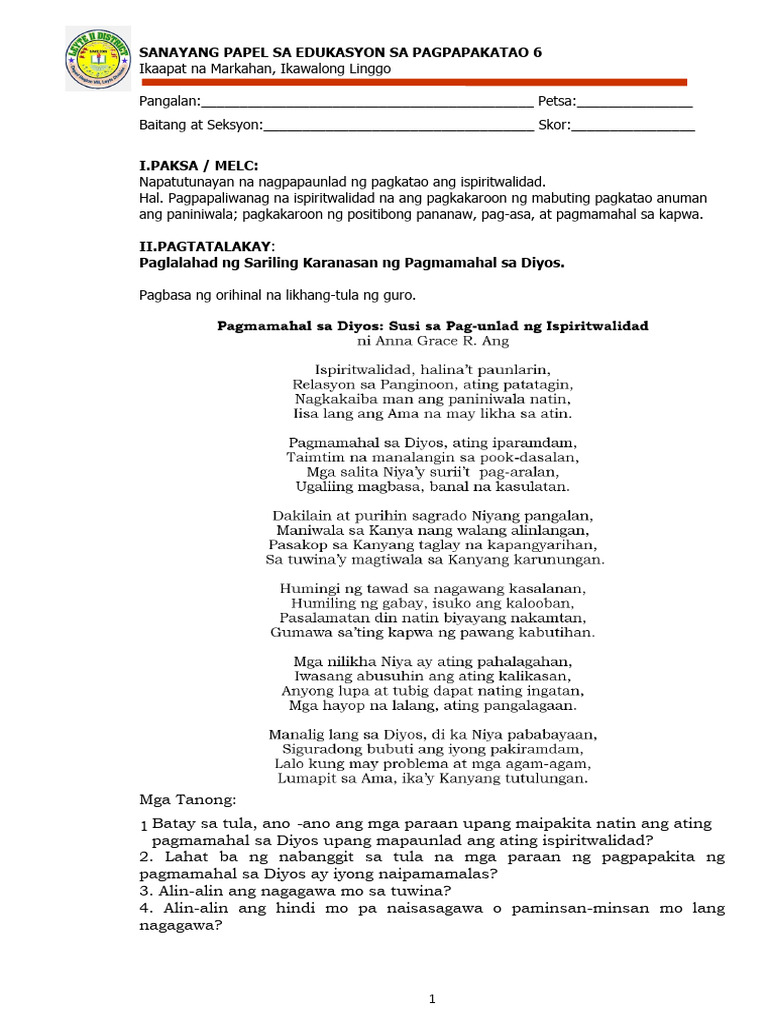 Esp Las W8 Final | PDF