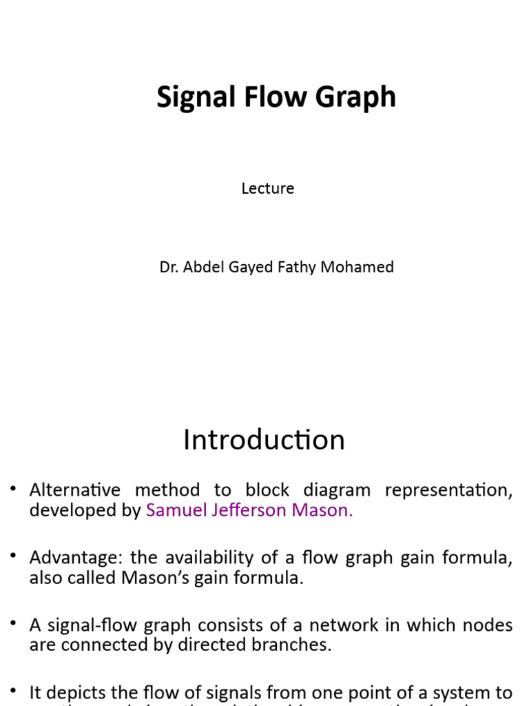 Control Chapter 3 Signal Flow - Lecture 4 | PDF | Graph Theory ... Control Chapter 3 Signal Flow - Lecture 4 | PDF | Graph Theory ...