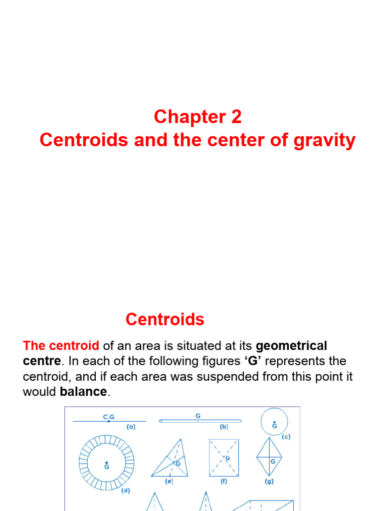 Finding Centroid | PDF | Center Of Mass | Weight