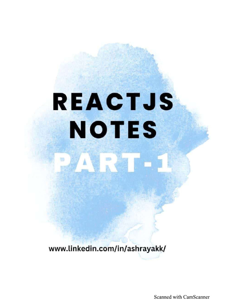 Namaste React | PDF