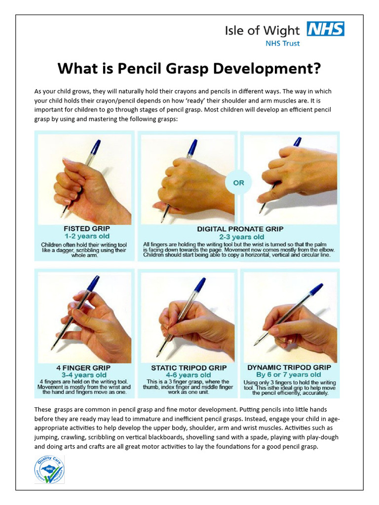 Understanding Pencil Grasp Development | PDF | Self-Improvement