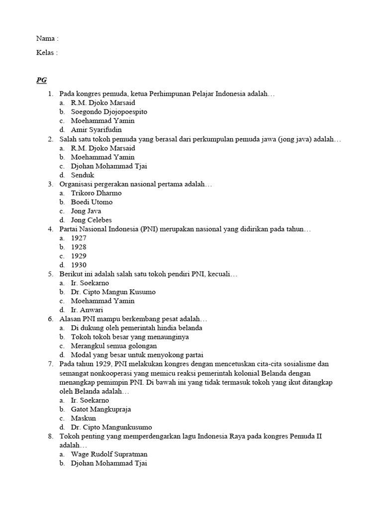 Ulangan Harian Kelas 8 Bab5 | PDF | Perjalanan | Sejarah