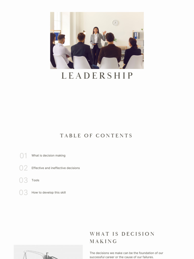 Decision Making Lesson 5 | PDF | Decision Making | Experience