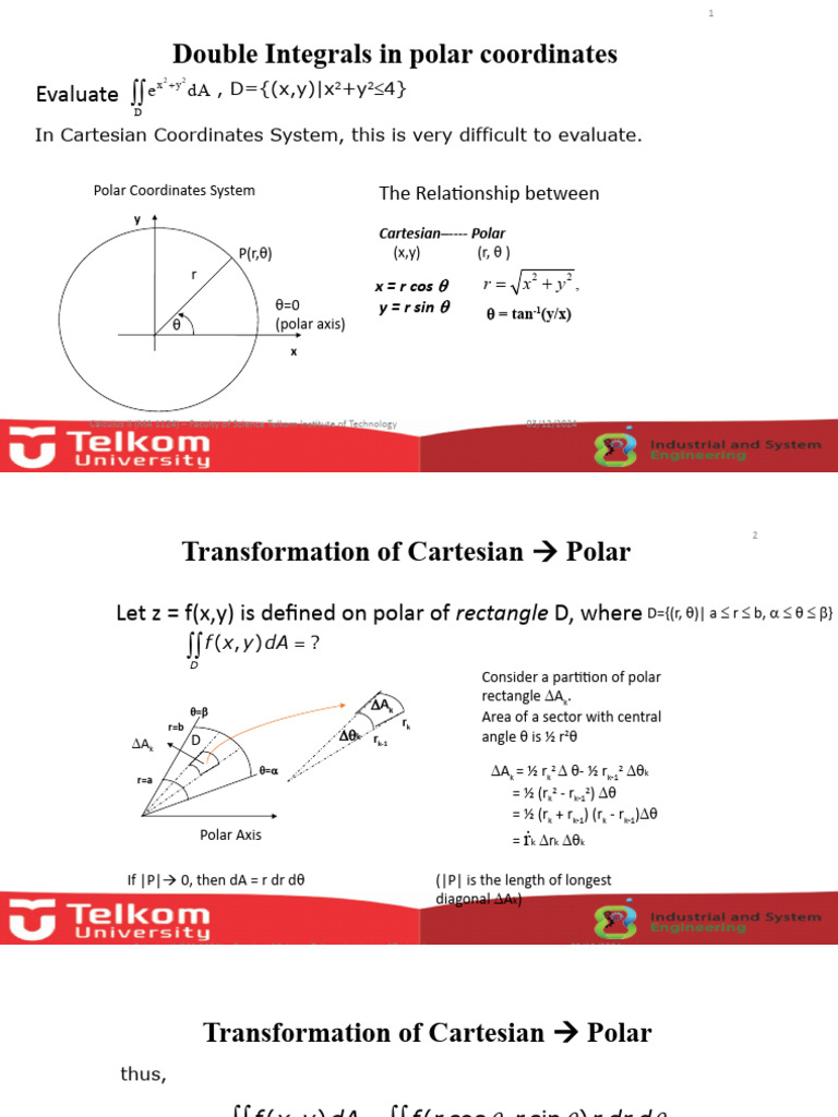 6.1 Polar Coordinate | PDF | Cartesian Coordinate System | Mathematical ...