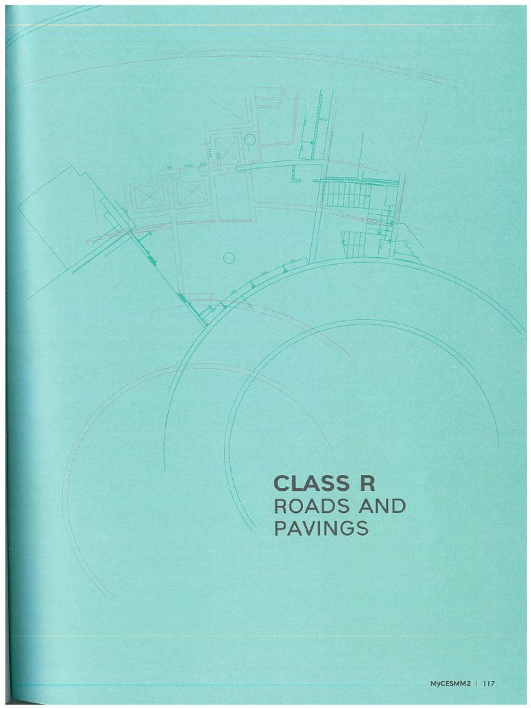 MyCESMM2 Class R - Roads & Pavings | PDF | Concrete | Road Surface