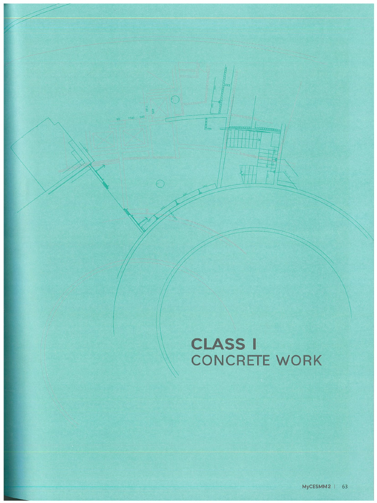 MyCesmm2 Class I - Concrete Work | PDF | Concrete | Precast Concrete