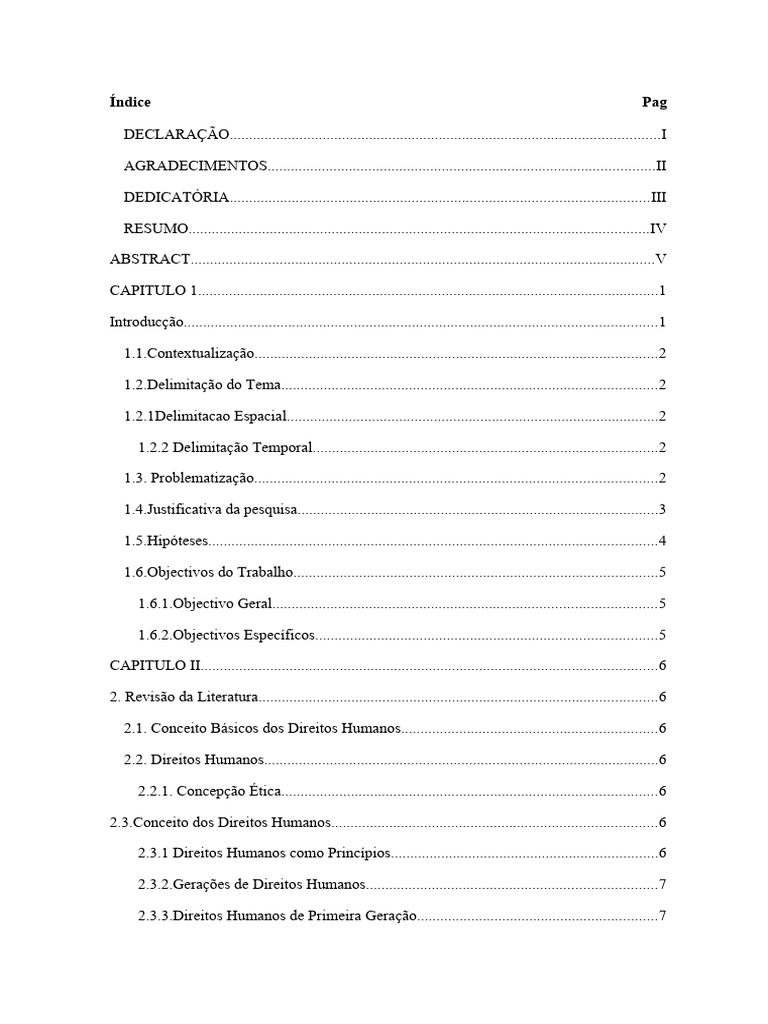 Trabalho de Monografia Do Magid Jala | PDF | Direitos Humanos | Família