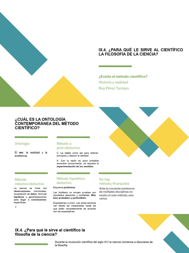 Filosofía de La Ciencia - IPN | PDF | Método científico | Conocimiento