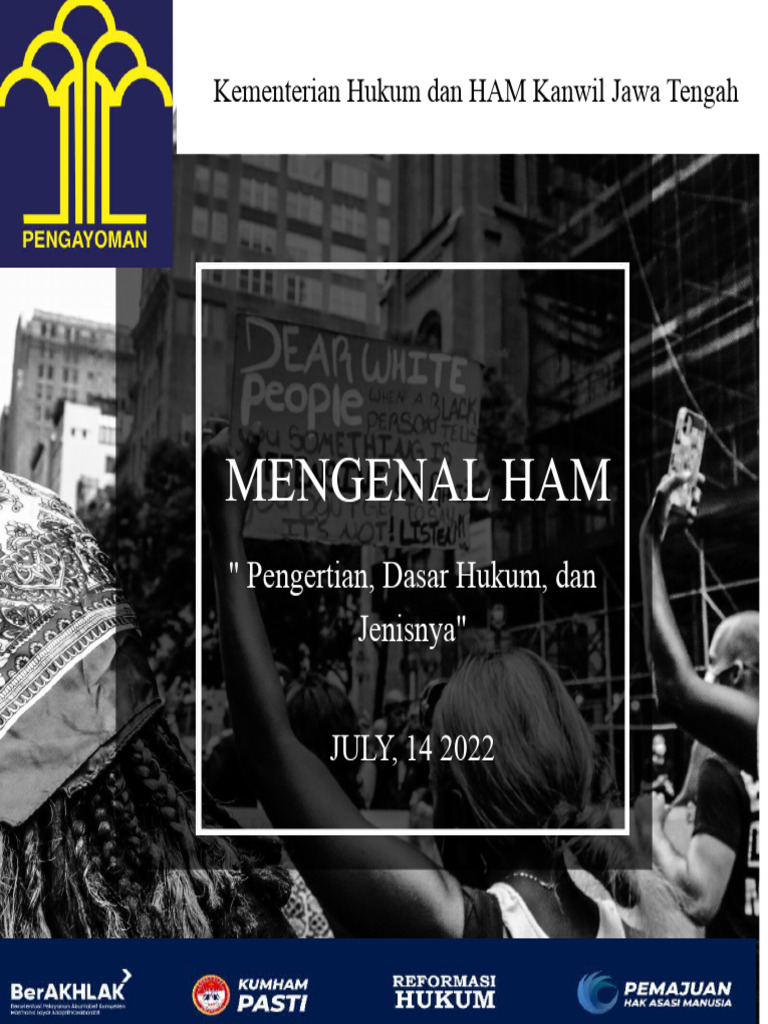 Mengenal Ham: " Pengertian, Dasar Hukum, Dan Jenisnya" | PDF