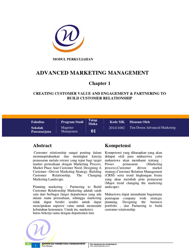 01 Modul Pertemuan 1 AMM | PDF