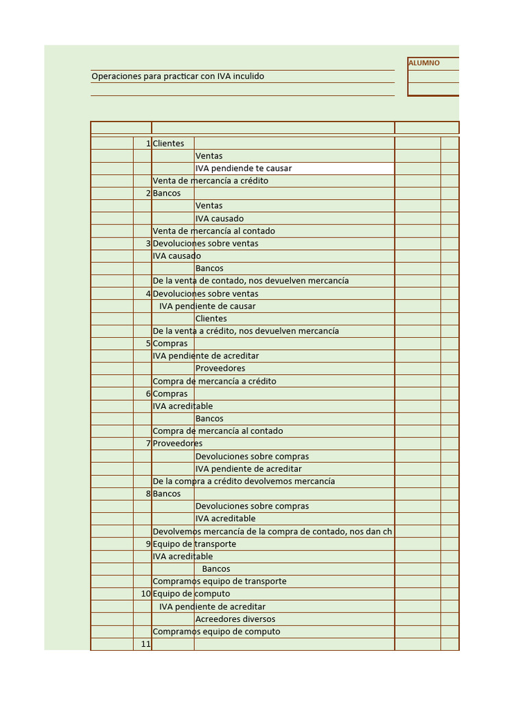 Ejemplos de Rayado Diario Contable | PDF | Industrias de servicio ...