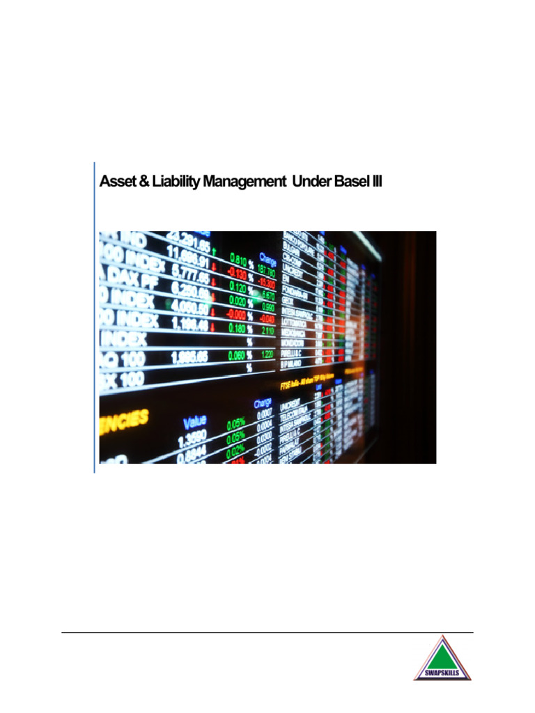 Asset & Liability Management Under Basel III | PDF | Swap (Finance ...