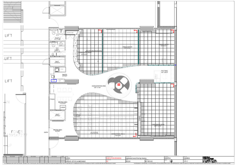 Niren's Office - Engineered Wood Flooring Drawing | PDF
