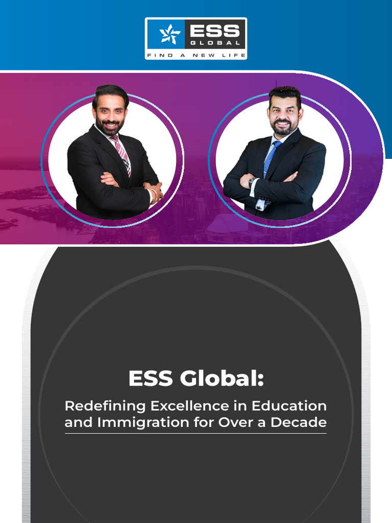 ESS GLOBAL Brochure - With GB Sir & Rohit Sir Pic | PDF