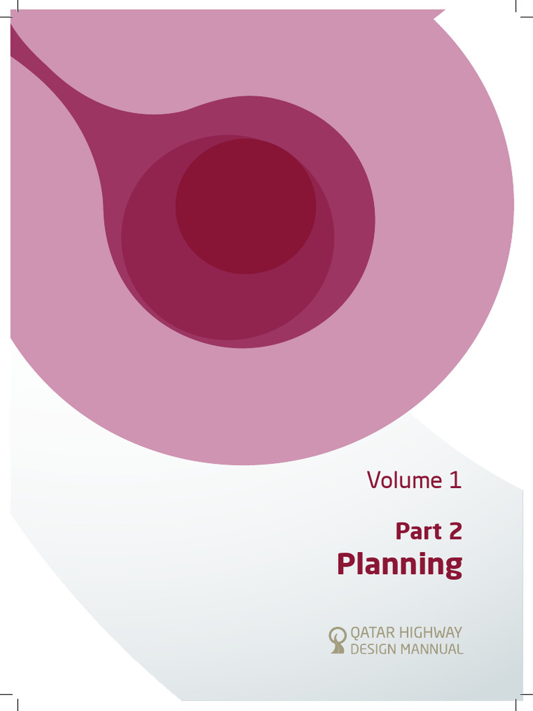 Vol1 - Part 02 - Planning - Cs-V2a | PDF | Transport | Road