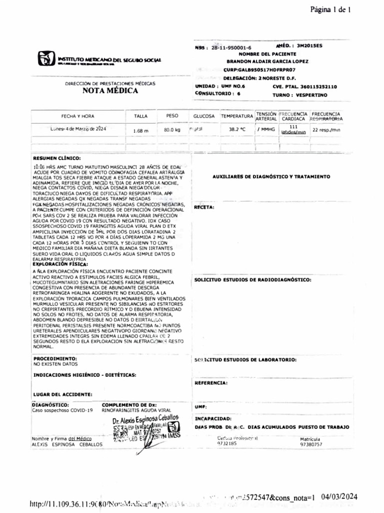 Formato de Urgencias | PDF | Ciencias de la Salud | Medicina