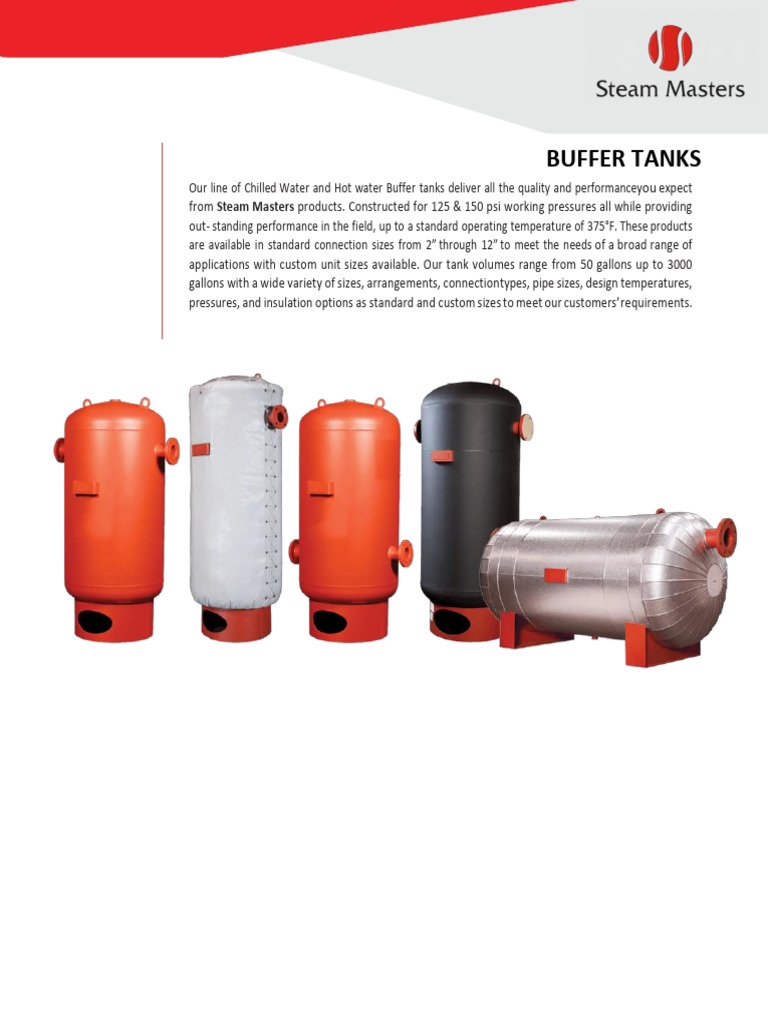 Buffer Tanks | PDF | Physical Sciences | Materials
