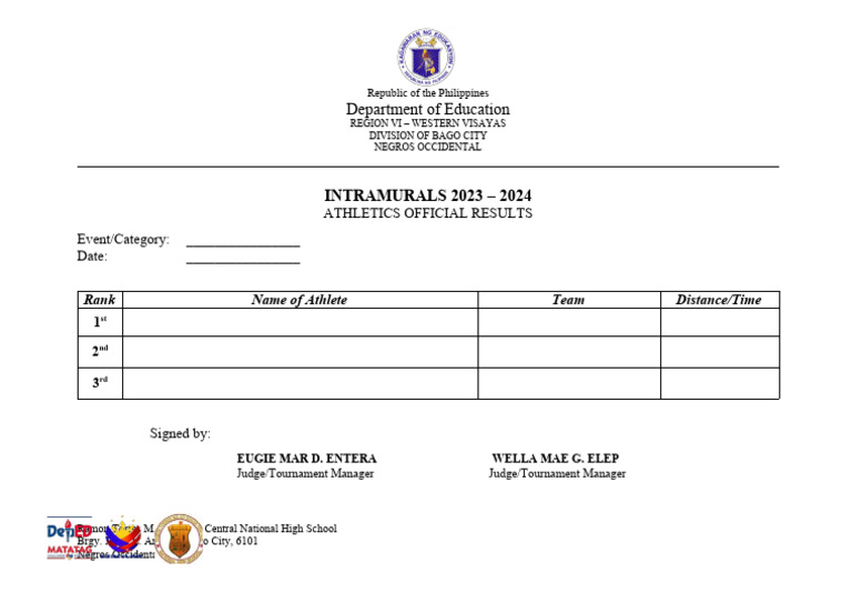 ARH Accomplishment Report 1 | PDF