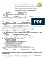 Filipino Grade 7 Diagnostic Test | PDF