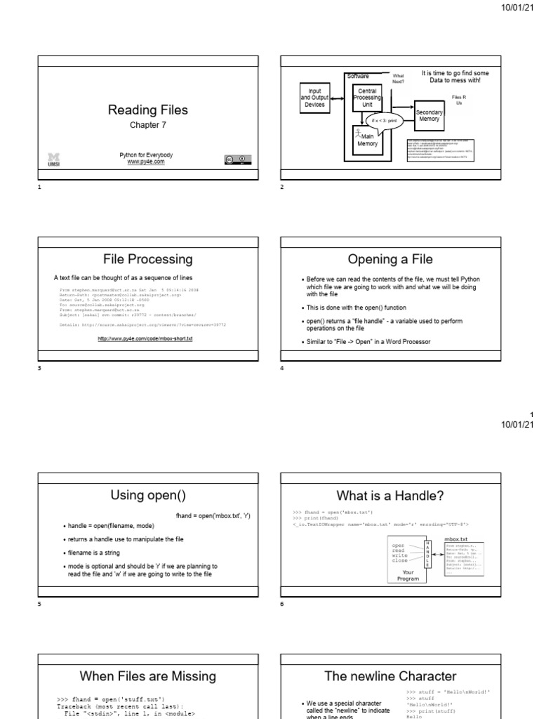 Pythonlearn 07 Files Pdf Computer File Text File 1255
