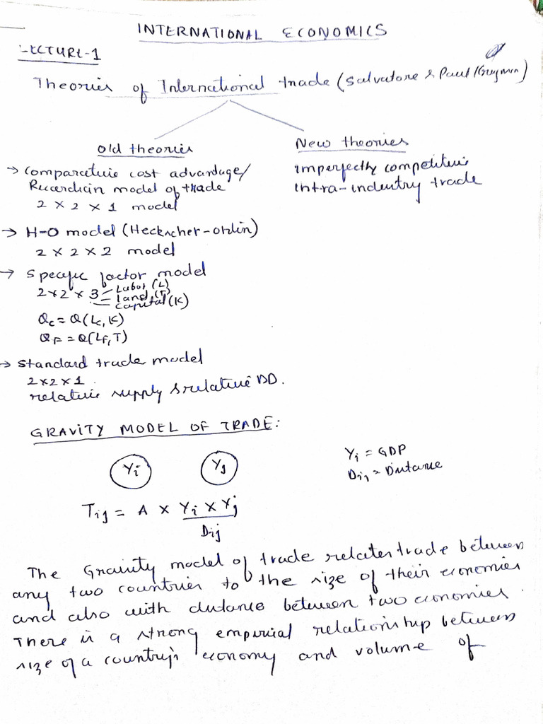International Economics | PDF
