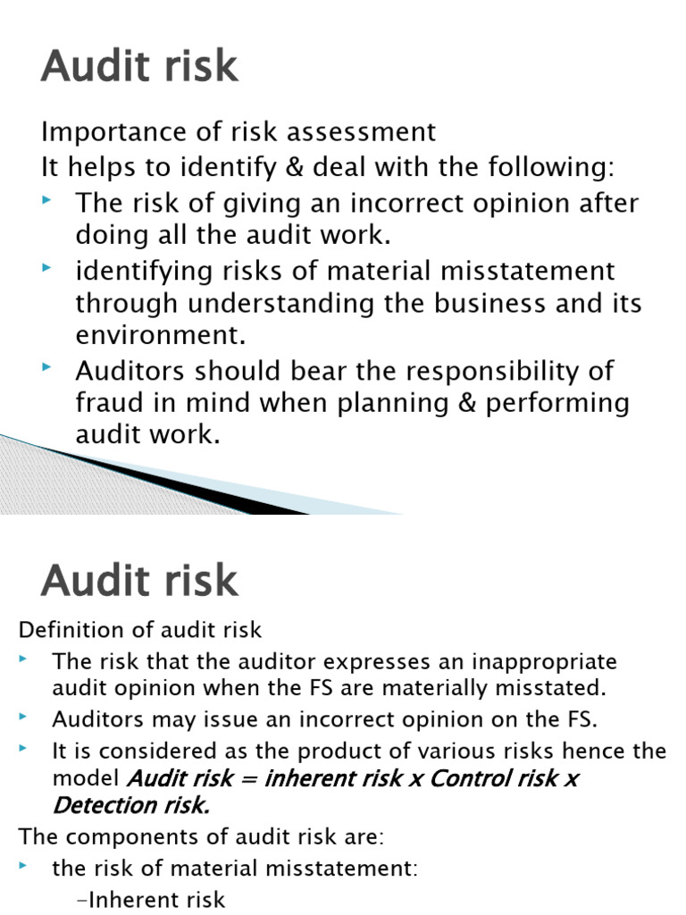 Audit Topic 2 Audit Risk & Corporate Governance | PDF | Corporate ...
