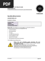 Nebosh How To Answer Cenario Based Assessments | PDF | Knowledge | Question