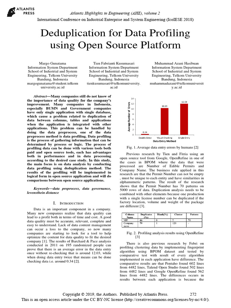 Pentaho Data Deduplication | PDF | Databases | Table (Database)