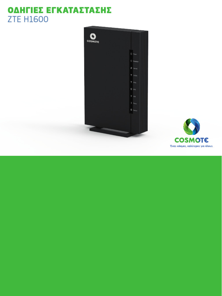 Manual Zte H1600 New Digital | PDF