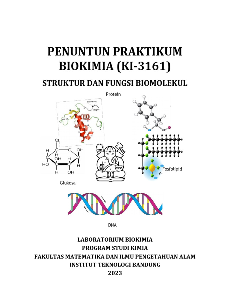 Modul Praktikum Struktur Fungsi Biomolekul 2023 | PDF