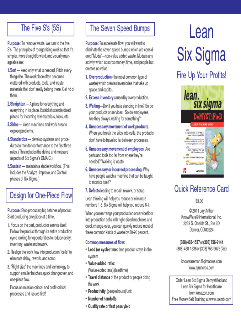 Six Sigma Free Training PDF | PDF | Six Sigma | Business Process