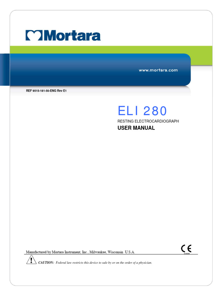 ECG Mortara User Manual | PDF | Electromagnetic Compatibility | Radio