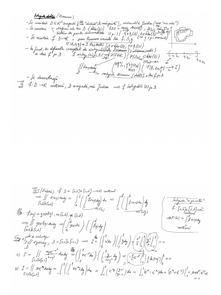 Integrala Dubla | PDF