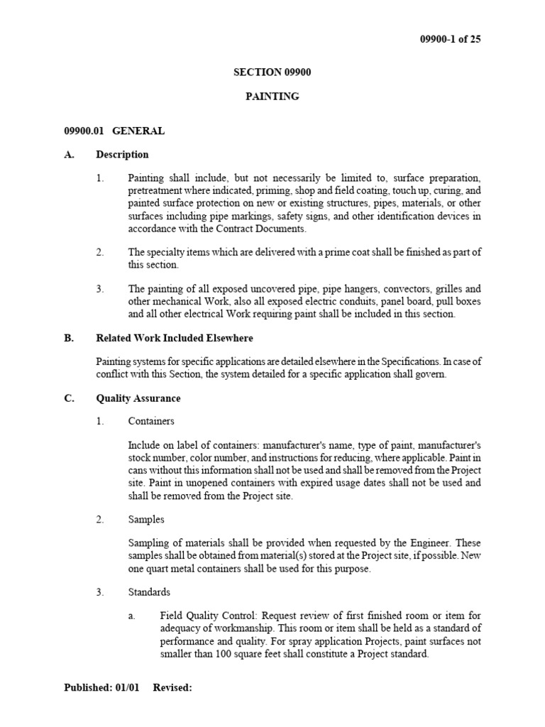 Section 09900 | PDF