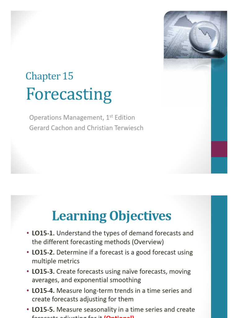 Session 8 Forecasting | PDF | Forecasting | Seasonality