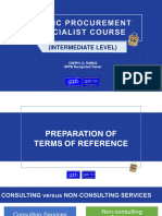 Project Terms of Reference Template | PDF | Feasibility Study | Evaluation