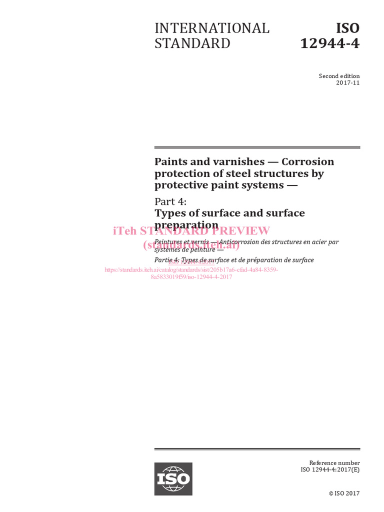 腐蚀标准 ISO-12944-4-2017 | Download Free PDF | Rust | Materials