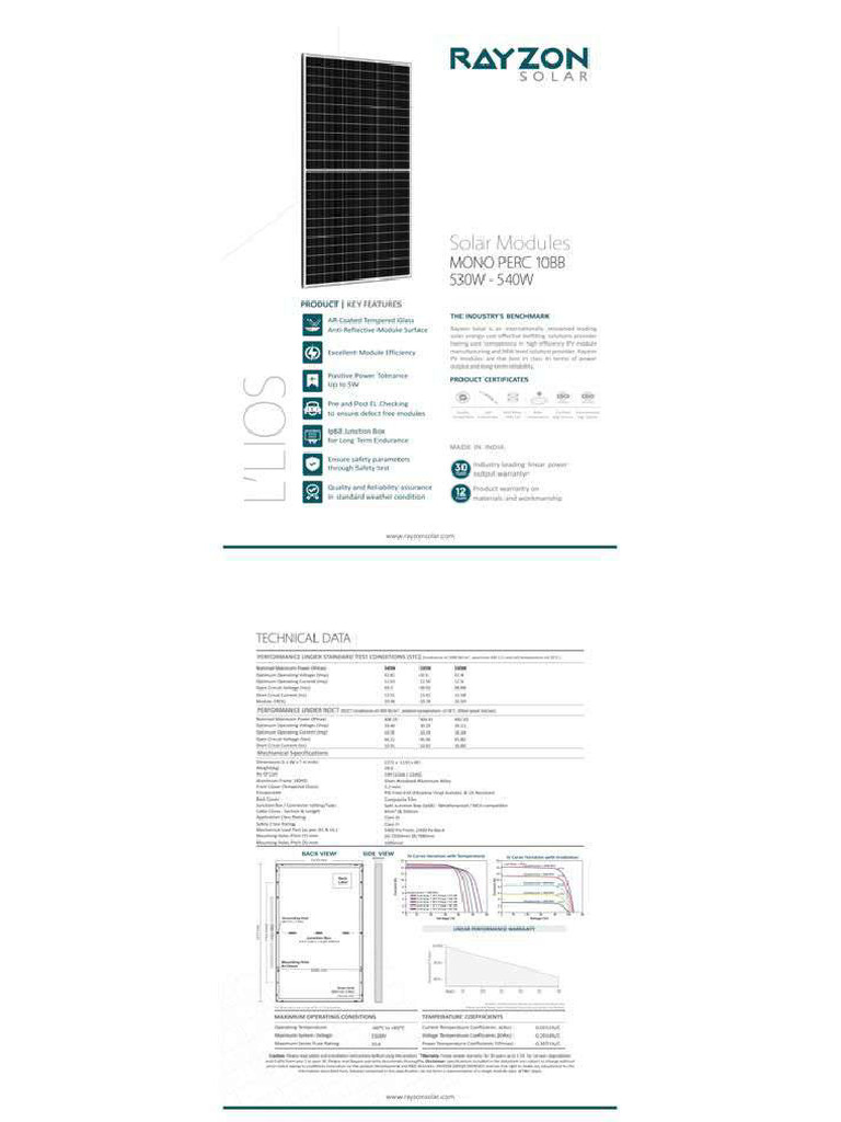 Rayzon Datasheet | PDF