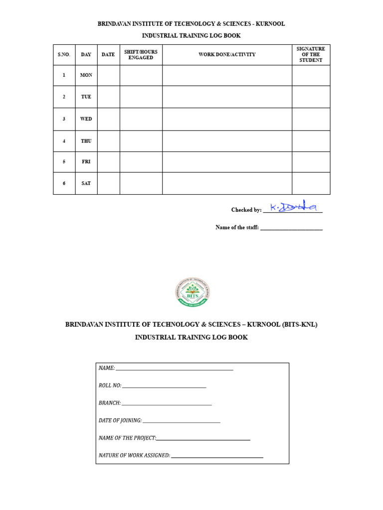 Log Book | PDF | Technology & Engineering