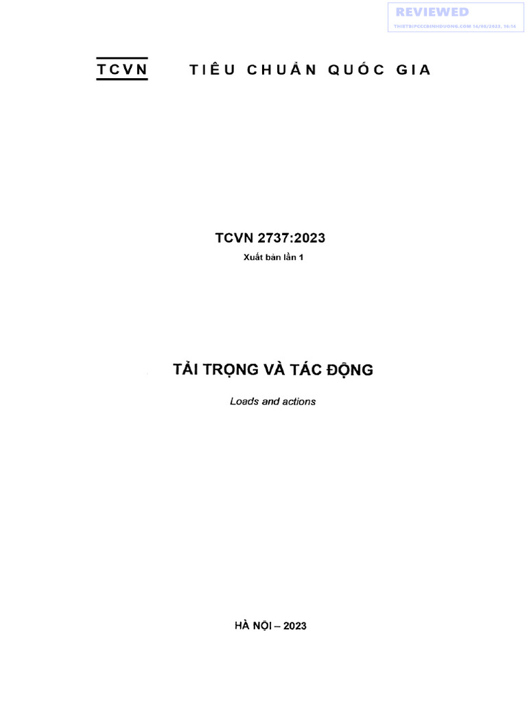 (Thietbipcccbinhduong - Com) TCVN 2737 2023 (Goc) | PDF