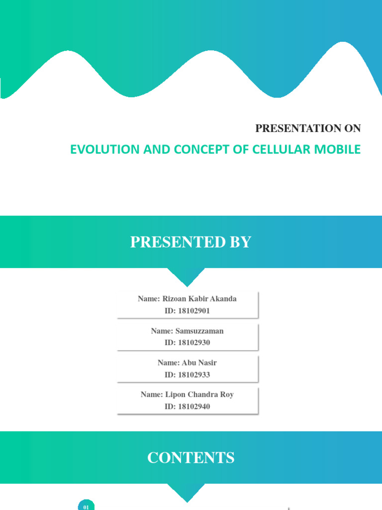 Evolution and Concept of Mobile | PDF | Cellular Network | Modulation