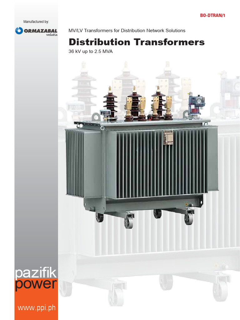 Oil Immersed Power Transformer Mineral or Organic Up To 36kV Ormazabal ...