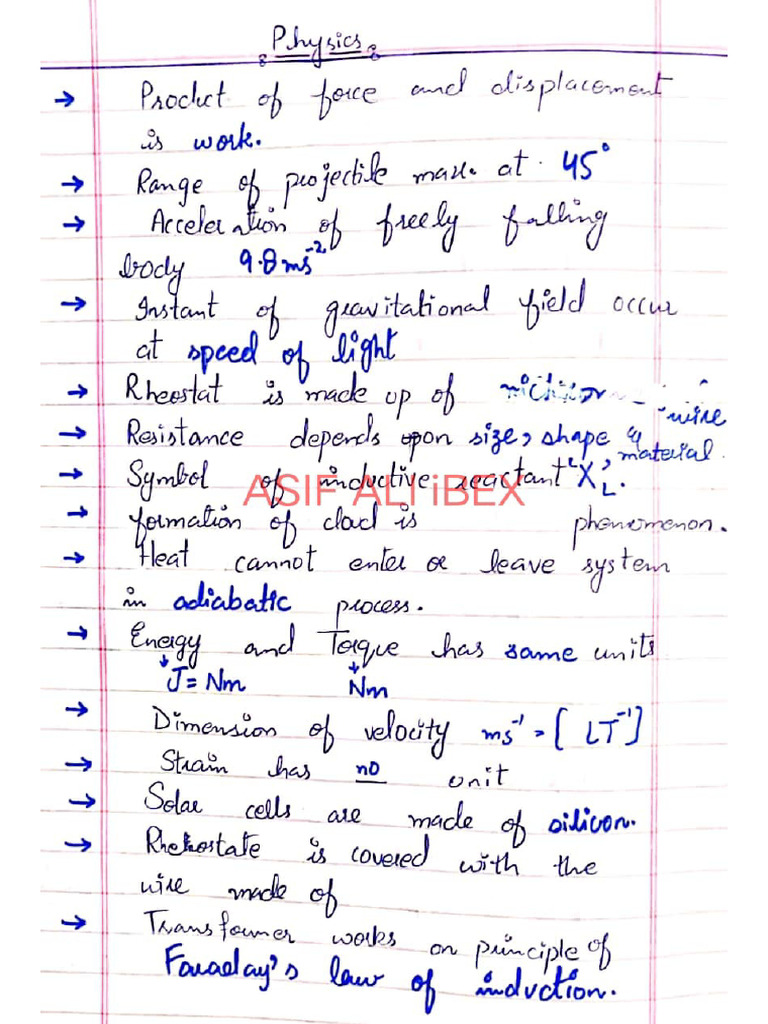 Paf Sol Physics Exp by Asif Ali | PDF