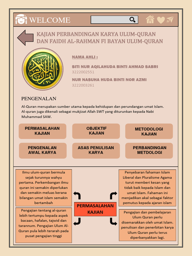 Kajian Perbandingan Karya Ulum-Quran Dan Faidh Al-Rahman Fi Bayan Ulum-Quran | PDF