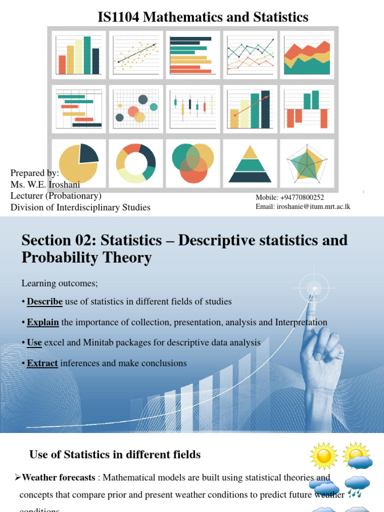 Descriptive Stat Lec 1 Pdf Statistics Mean