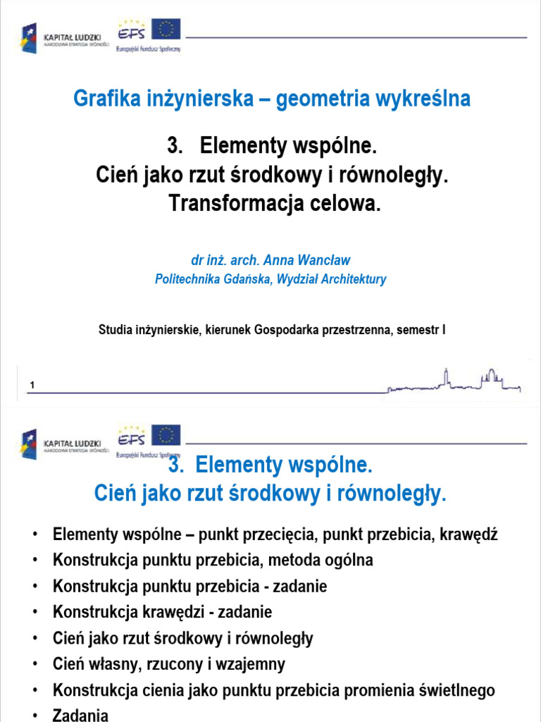 GP Grafika Inżynierska 3 | PDF