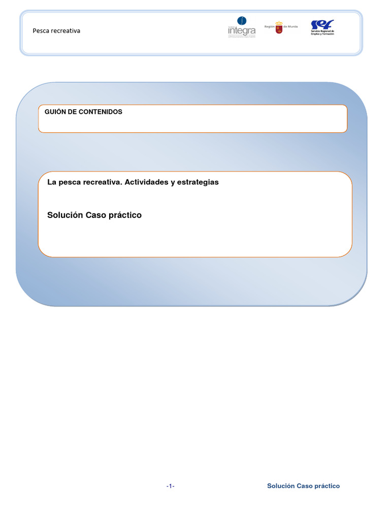 Pesca UD2 Caso Pract Solucion | PDF
